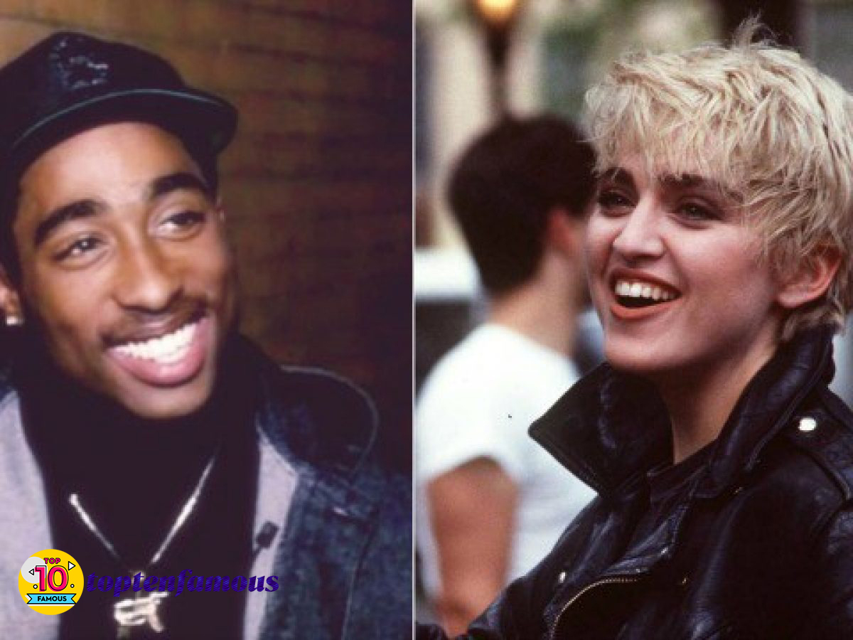 Madonna and Tupac 's Relationship - toptenfamous.co